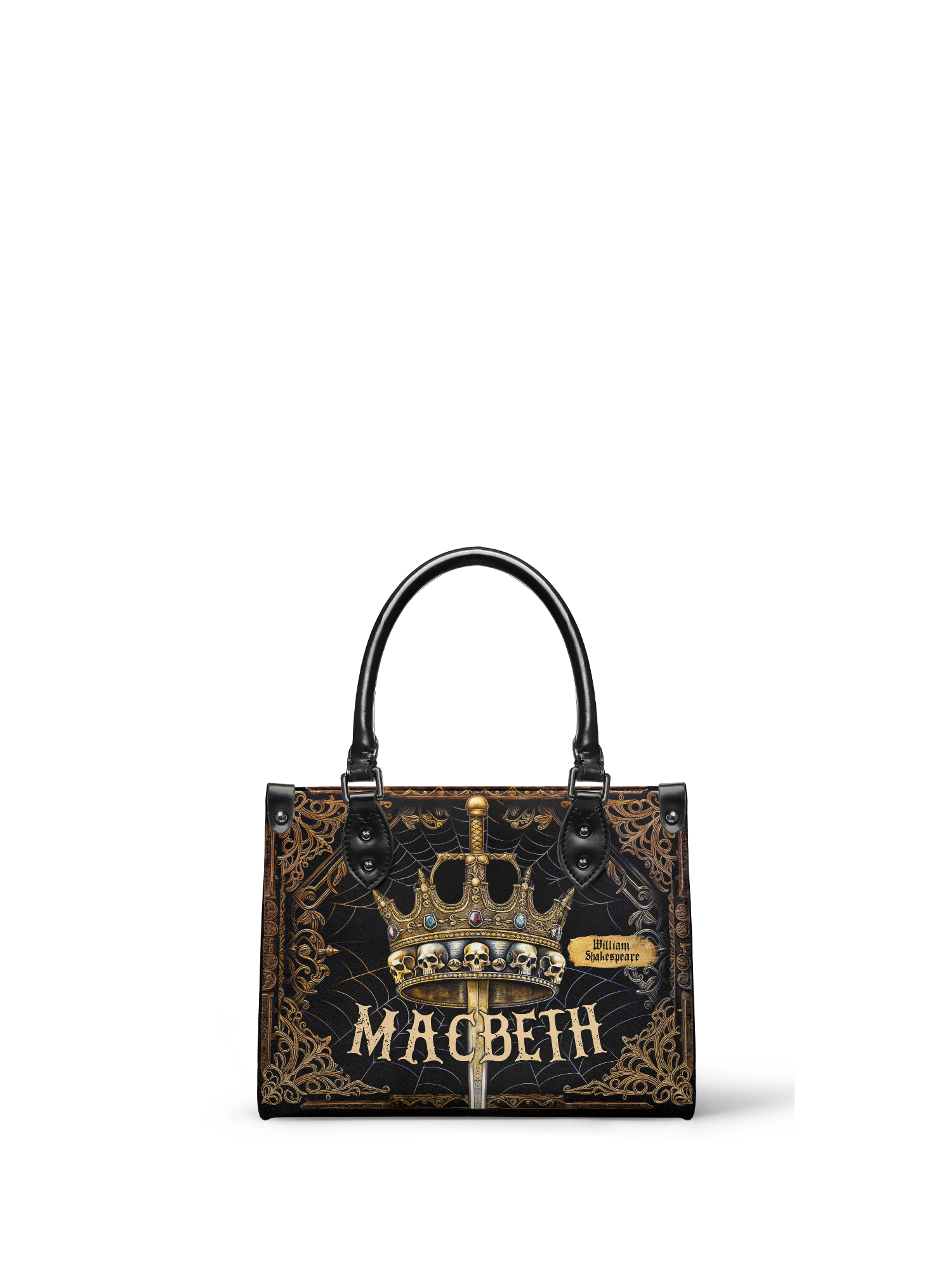 "Macbeth" - Black Interior - Small Leather Handbag – Lettoria