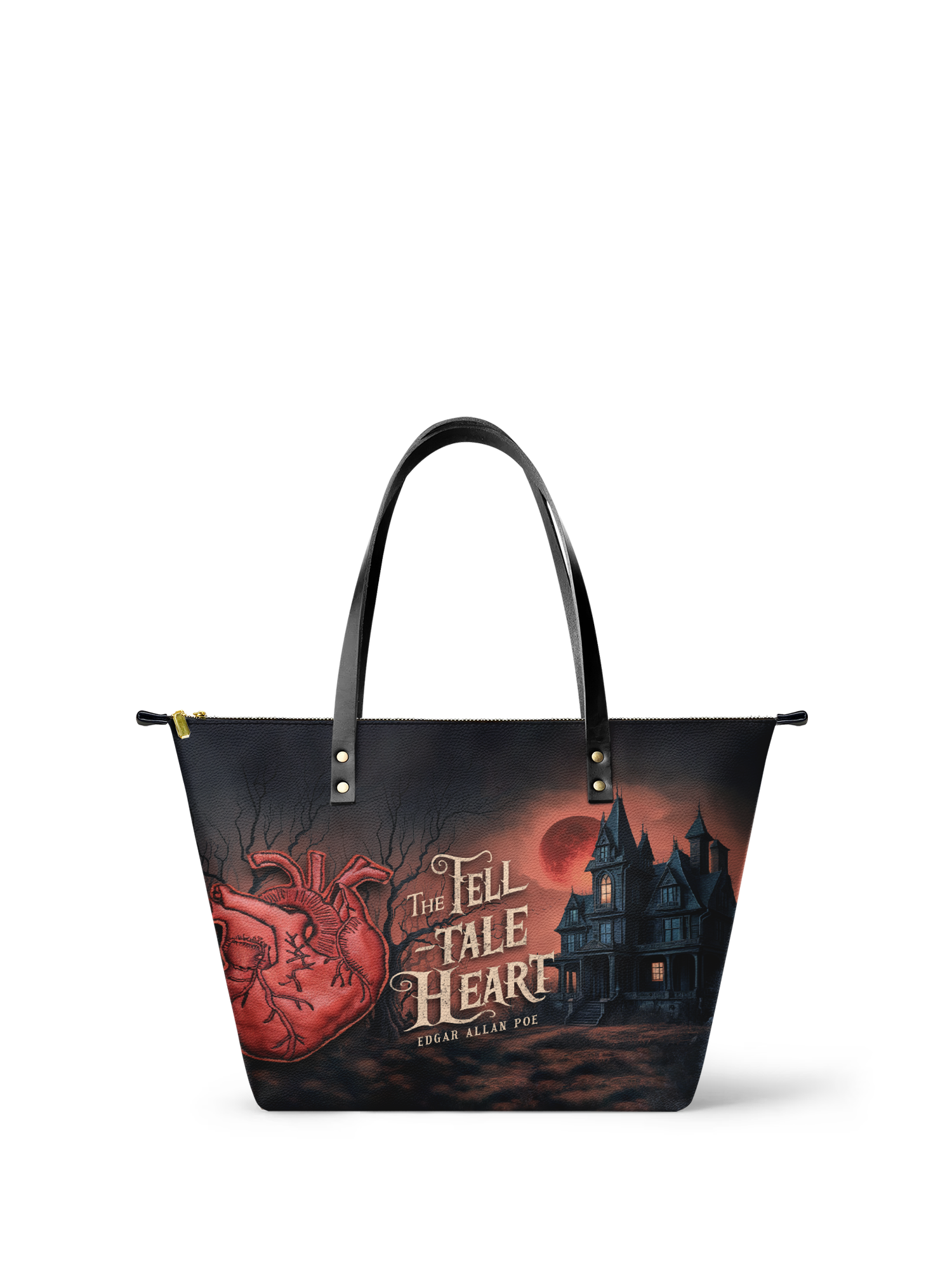 "The Tell-Tale Heart" Leather Tote Bag – Lettoria